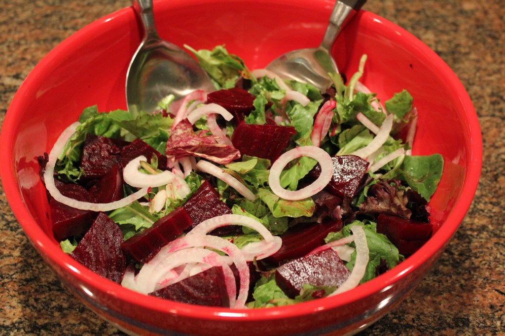 Kel’s Roasted Red Beet Salad with Bleu Cheese and Walnuts | Kel's Cafe ...