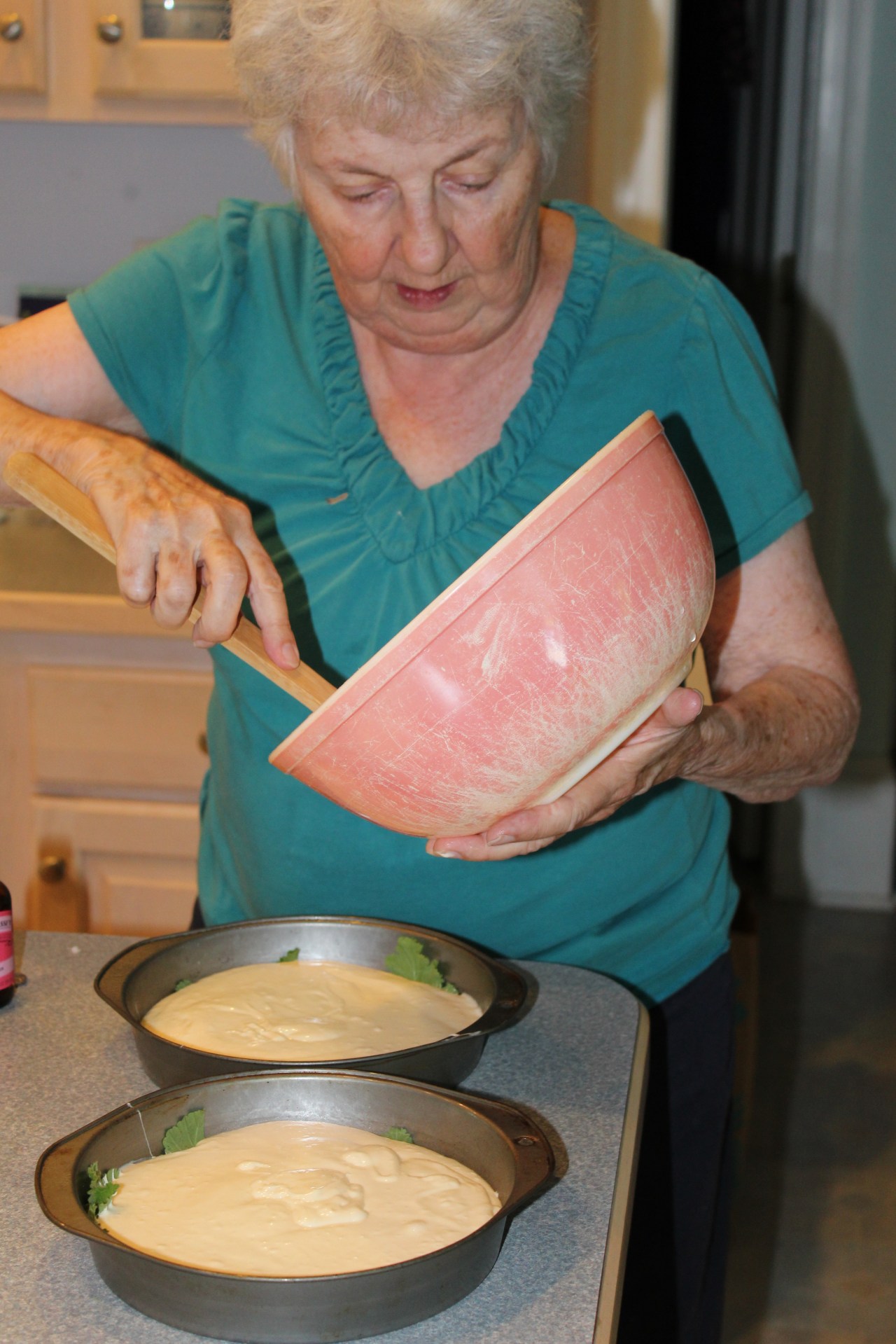 Mom’s Amazing Rose Geranium Cake with Rose-Buttercream Frosting | Kel's ...