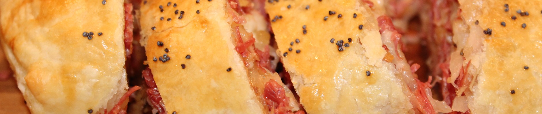 Kel’s Puff Pastry Reuben Roll | Kel's Cafe of All Things Food
